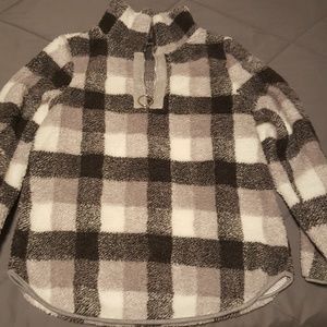 Tops | 14 Zip Buffalo Plaid Pullover | Poshmark